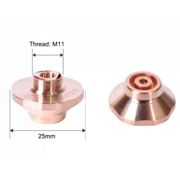 EAQ Bright Line Double Nozzles 9.5mm Trumpf # 1886199