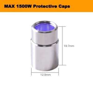 QBH Crystal Protective CAPS Protection Window for MAX Fiber Optical ...