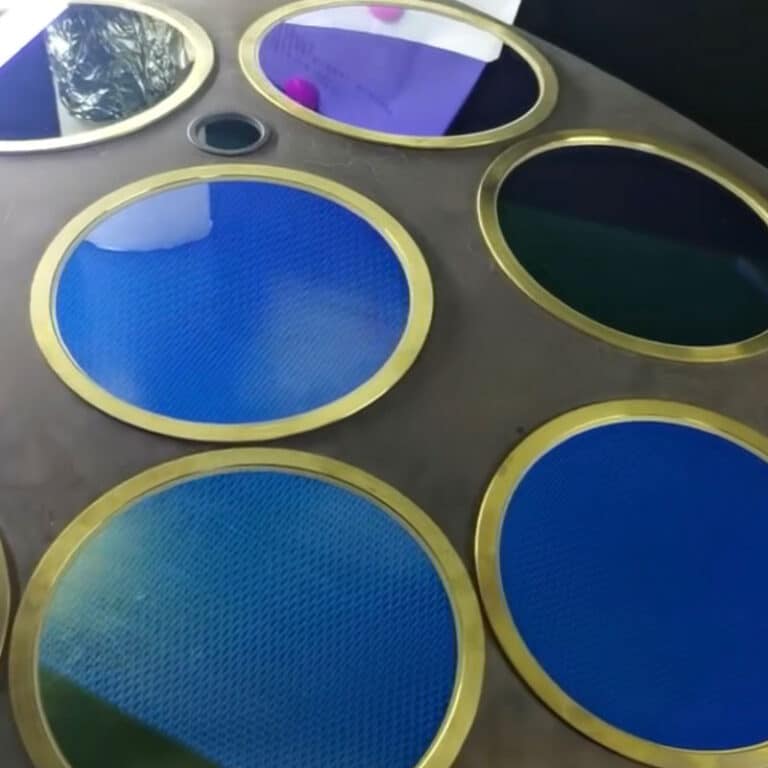 Fused sillica window D113*3mm Thk AR/AR@1075-1080 Protective windows ...